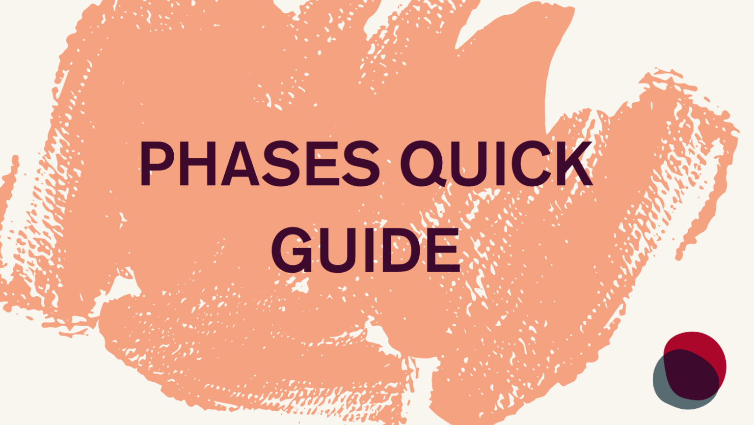 Menstrual Phases Quick Guide - The Agenda.
